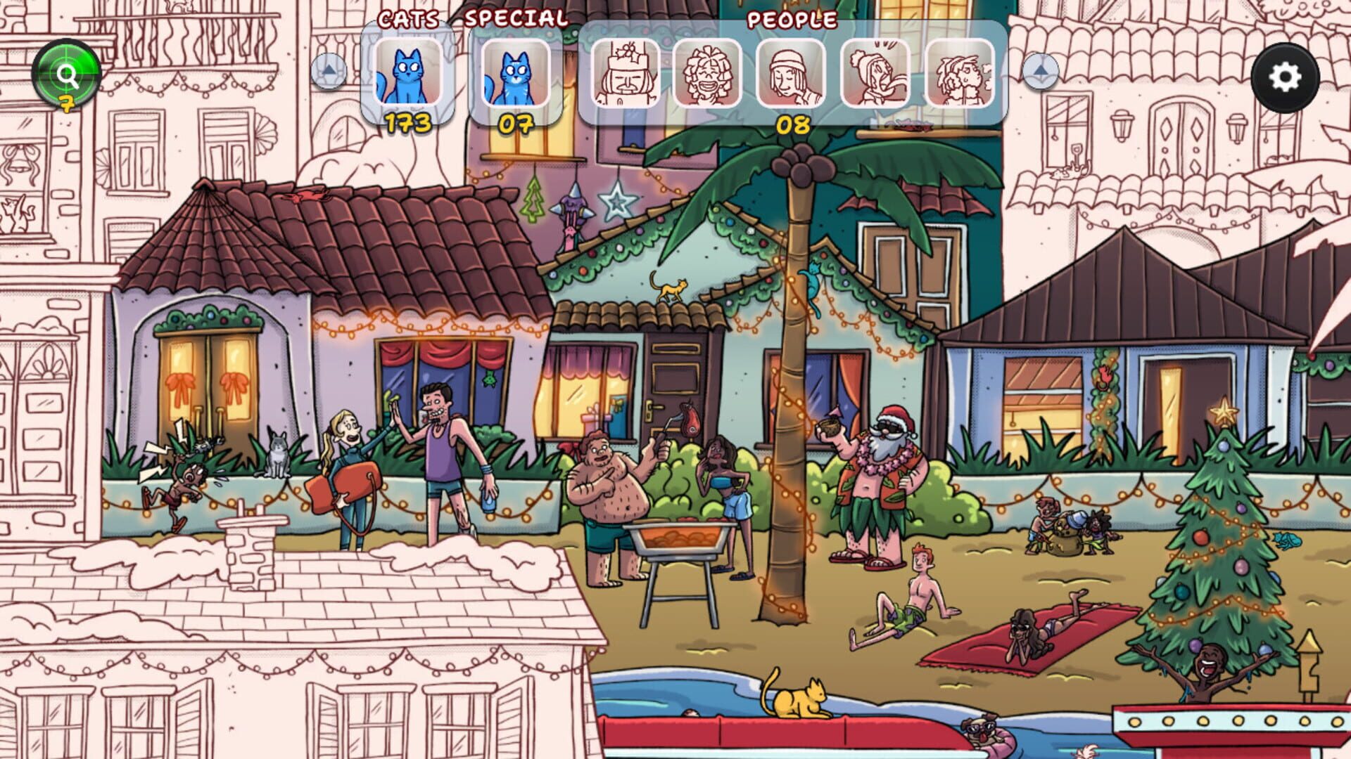 Play › Hidden Cats in Christmas on Cloud Gaming - Discover where.