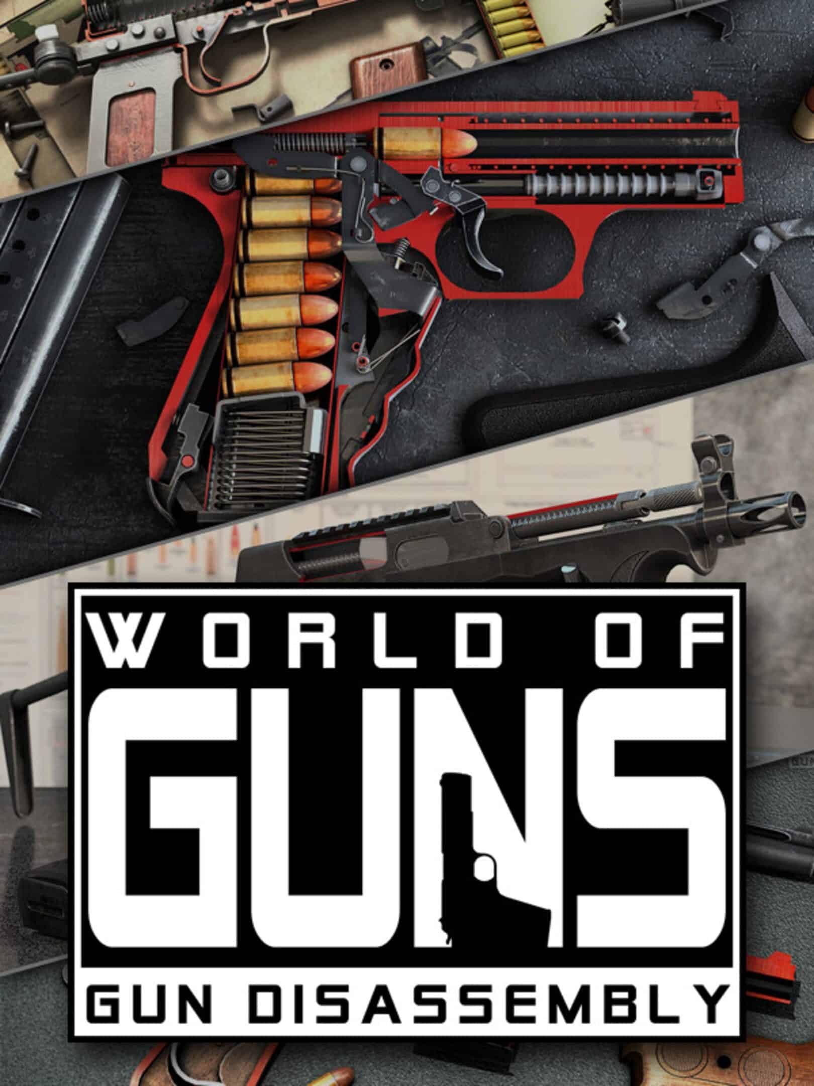 Jogue World of Guns: Gun Disassembly em cloud gaming - Descubra onde.